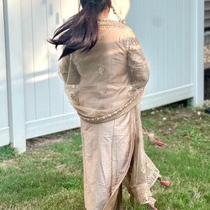 Kurtas | Elegant Gold Embroidered Traditional Outfit | Poshmark